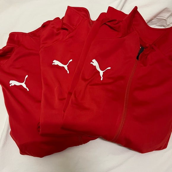 Puma | Shirts | Puma Red Drycell Zip Up Three Sizes | Poshmark